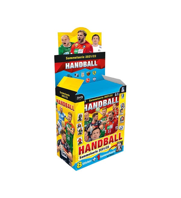 Handball Bundesliga 2021/22 Stickers + Cards - Box With 25 Packets ...
