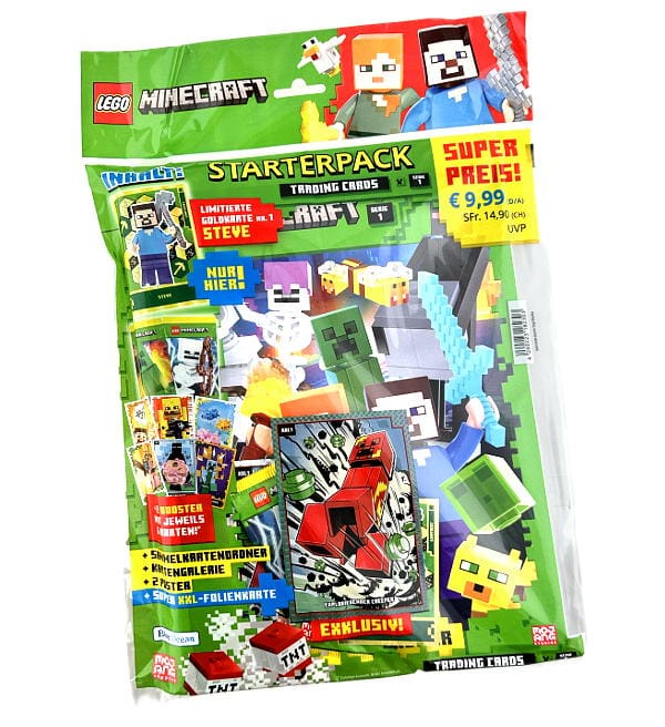 Lego Minecraft Serie 1 Trading Cards - Starterpack, Stickerpoint