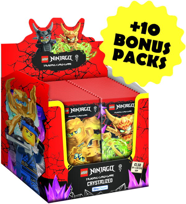 Lego Ninjago Serie 8 Trading Cards - Box with 50 packets + 10 Bonus ...