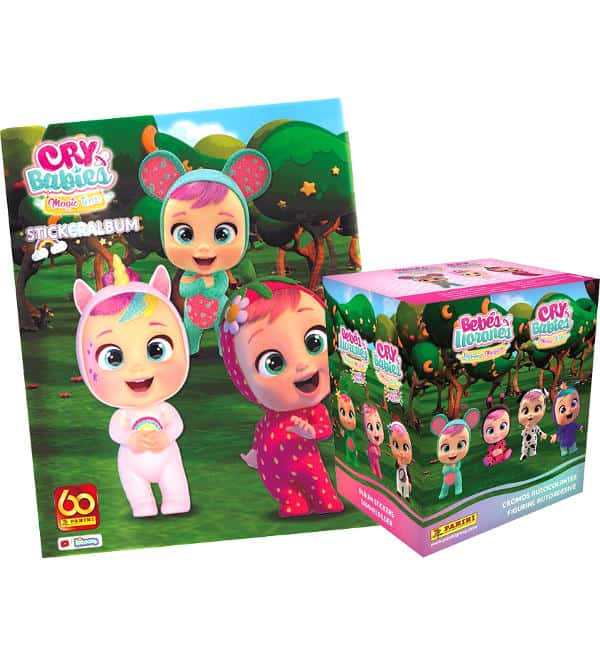 Panini Cry Babies Magic Tears Stickers - Album + Box With 36 Packets ...