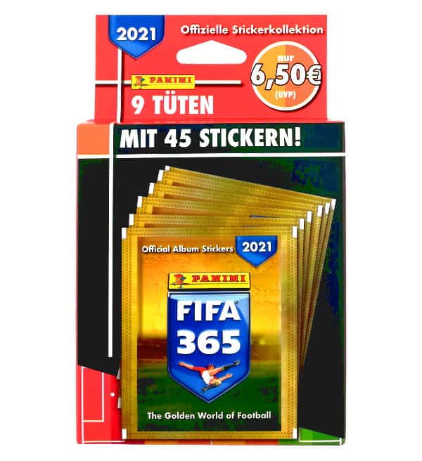 Panini FIFA 365 2021 Stickers - Blister with 45 Stickers, Stickerpoint