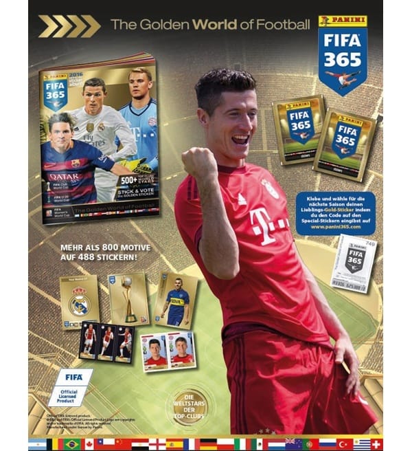 Panini FIFA 365 2016 Stickers - Album, Stickerpoint