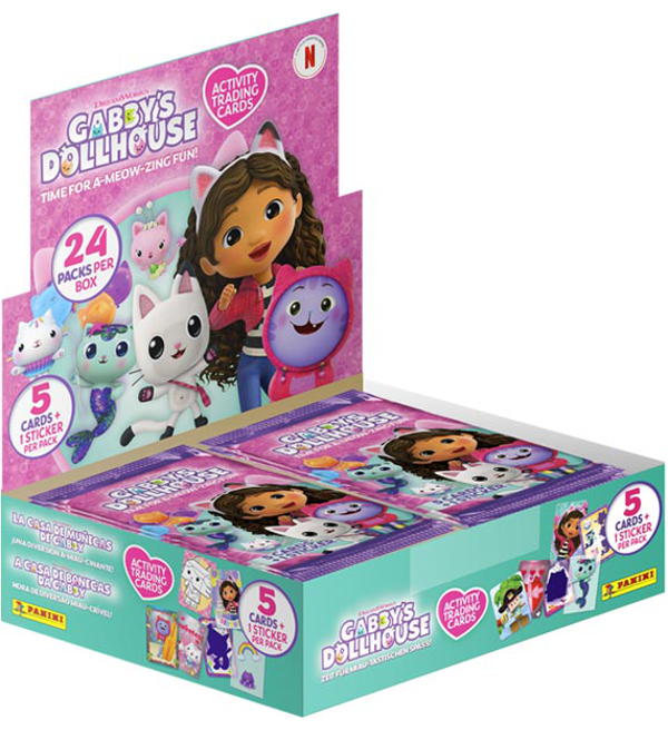 Panini Gabby's Dollhouse Trading Cards 2025 - Box With 24 Boosters ...