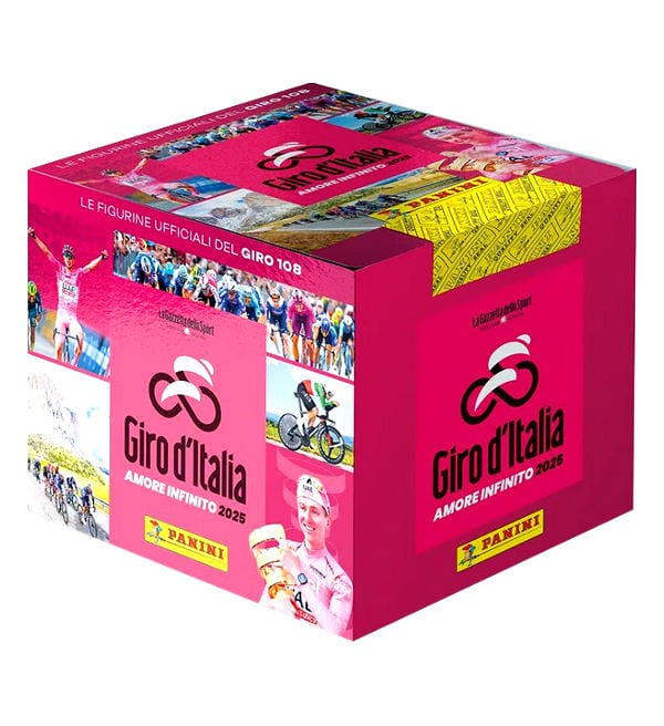 Panini Giro d'Italia 108 2025 Stickers - 1 Box (=36 Packets), Stickerpoint
