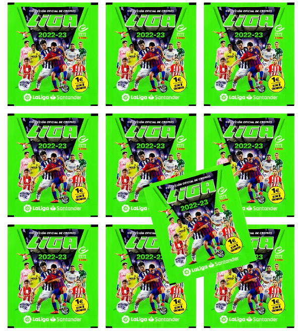 Panini LaLiga 2022/2023 Stickers - 10 Packets, Stickerpoint