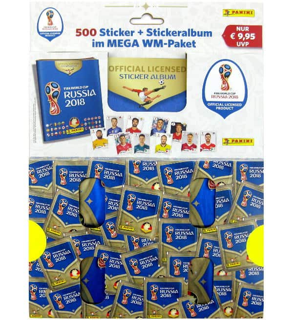 Panini World Cup 2018 Stickers Mega Pack Stickerpoint