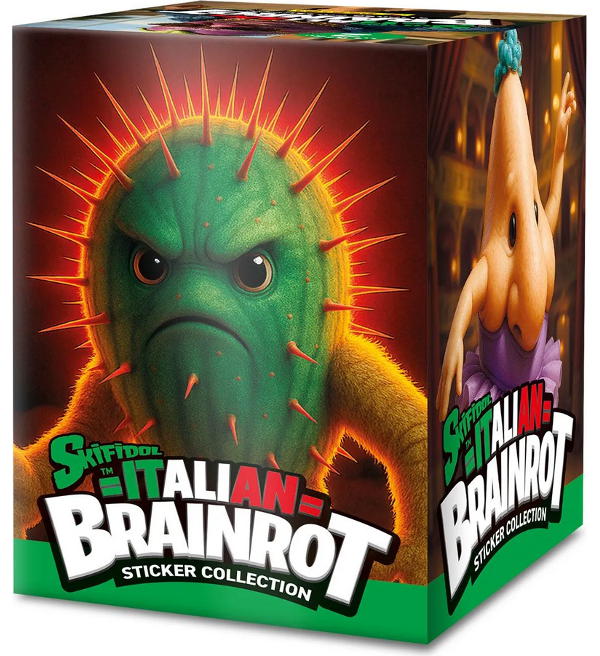 Panini Skifidol Italian Brainrot 2 Stickers - 1 Box (=36 Packets ...