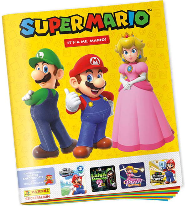 Panini Super Mario - It's-a Me Mario Stickers - Album (German version ...