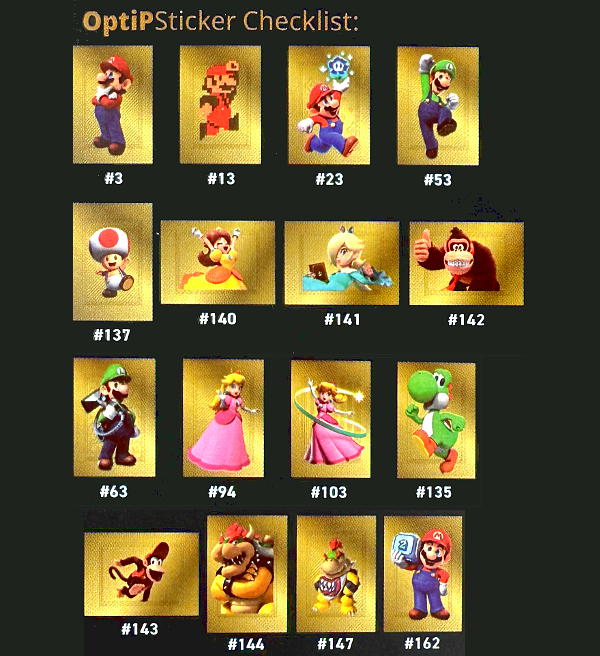 Panini Super Mario - It's-a Me Mario Stickers - OptiP Box, Stickerpoint