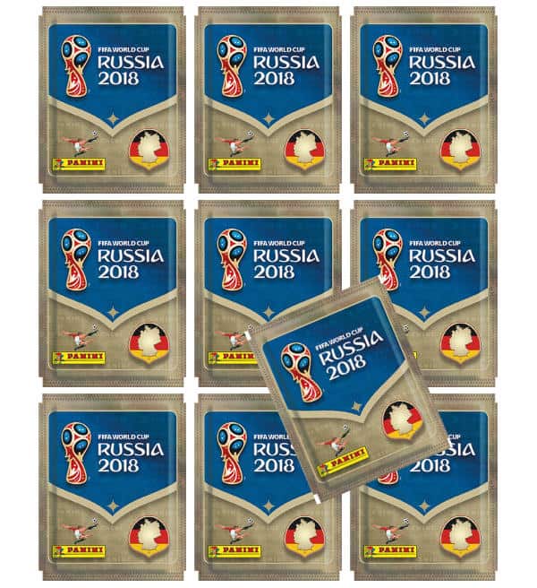 Panini World Cup 2018 Stickers 10 Packets Stickerpoint