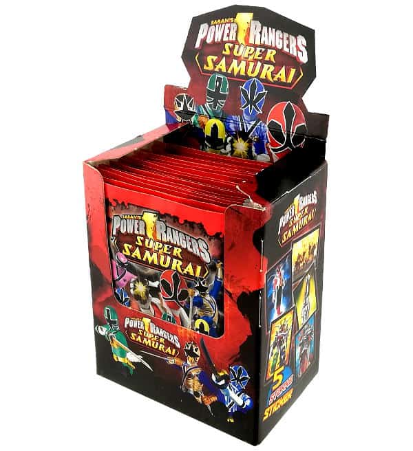 Power Rangers Super Samurai Stickers - Box With 50 Packets, Stickerpoint