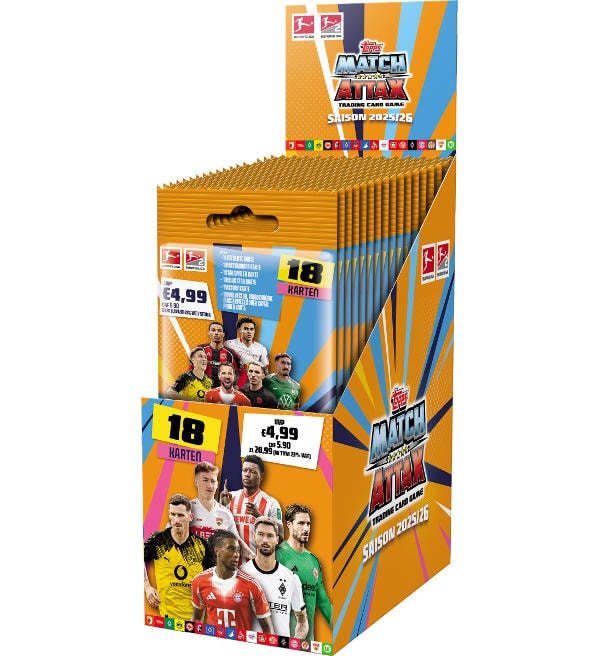 Topps Bundesliga Match Attax 2025/26 - Power-Pack Box, Stickerpoint