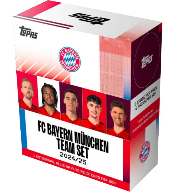 Topps FC Bayern München Team Set 2024/25 - Sealed Box, Stickerpoint