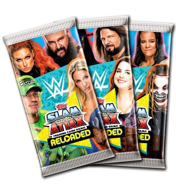 Topps WWE Slam Attax Reloaded 2020 - Box With 36 Packets, Stickerpoint