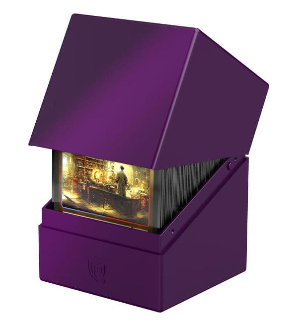 Ultimate Guard Boulder 100+ Deck Case SOLID - Purple, Stickerpoint