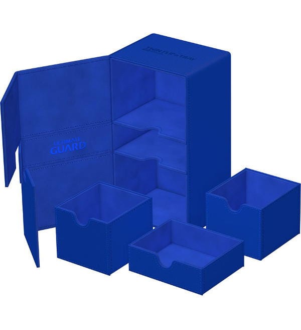 Ultimate Guard Twin Flip'n'Tray 200+ XenoSkin Monocolor - Blue ...