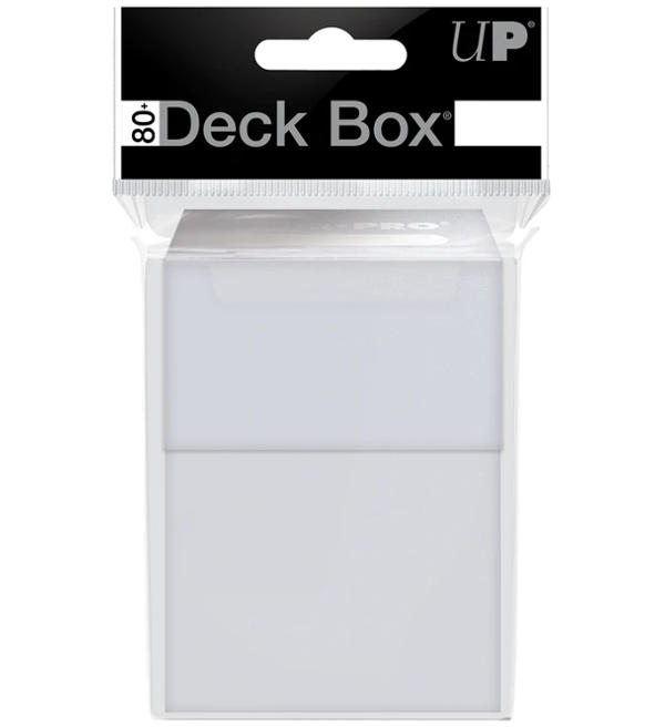Ultra Pro - PRO 80+ Deck Box: Transparent, Stickerpoint